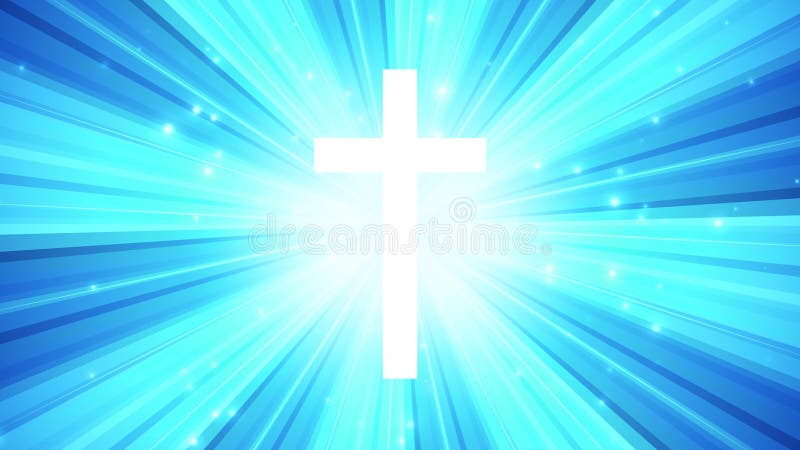 Starburst light rays cross stock video. Video of palm - 127423285