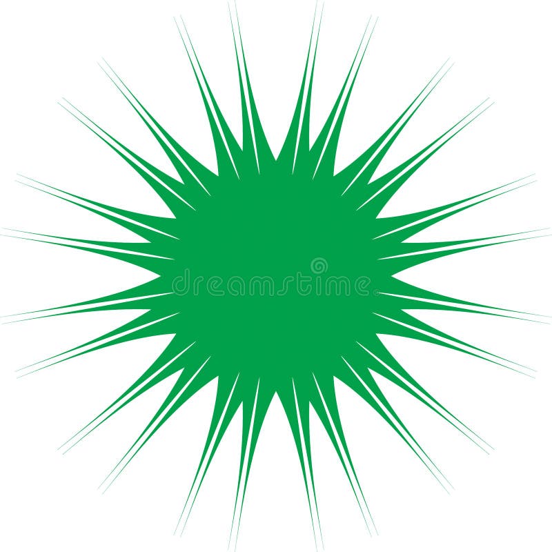 Starburst Logo green stock illustration. Illustration of star - 146384971