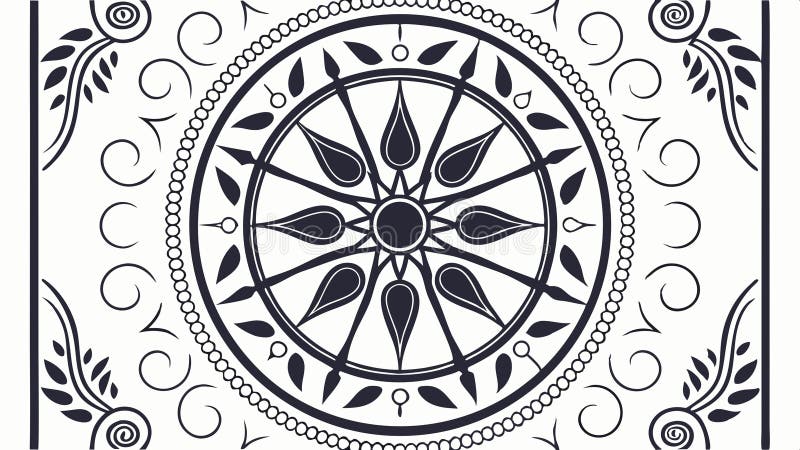 Starburst Mandala , Radial Geometric Pattern Vector Design Generative ...