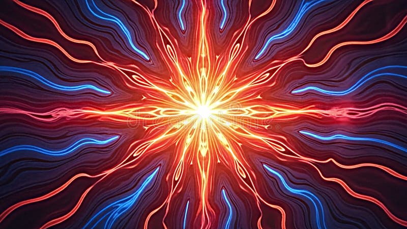 This Starburst Radial Rays Design Flows Boldly, Casting Generative AI ...