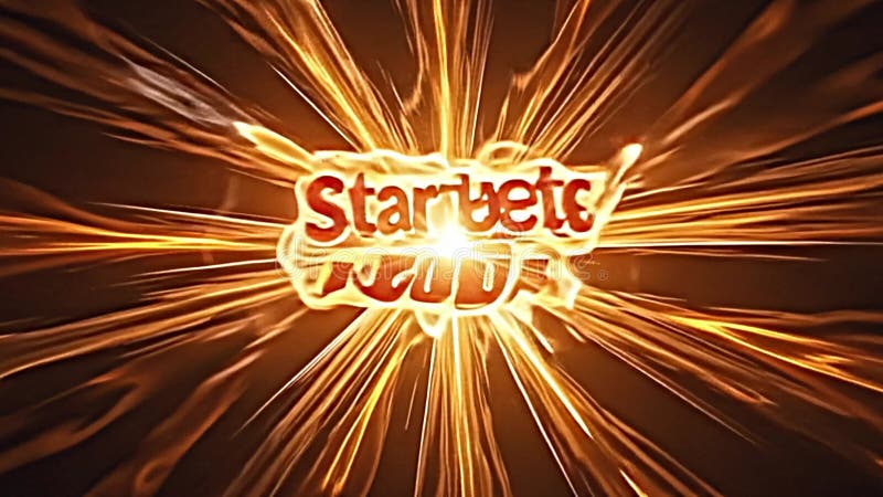 Starburst Rays Flow Vibrantly in Motion, Shaping a Glowing Generative ...