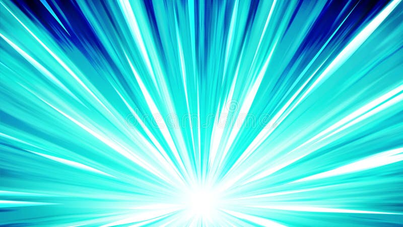 Cartoon Beam Animation. Shiny Sun Background. Sunburst Rays in Heaven ...