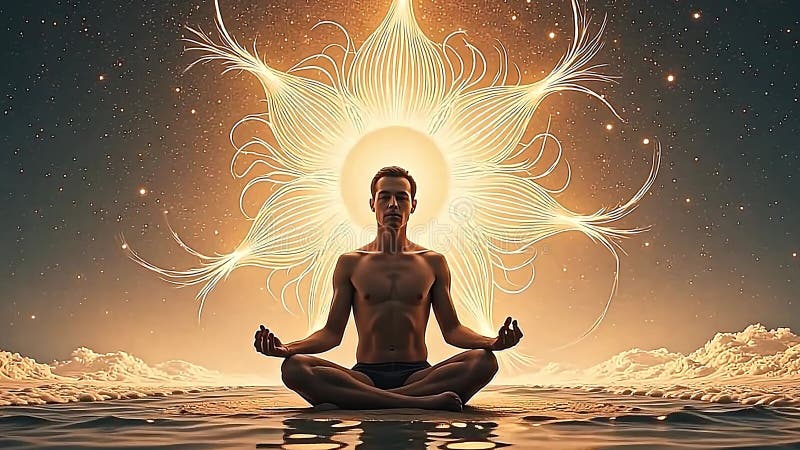 Starburst Soft Wave Pattern Surrounds a Character in Generative AI ...