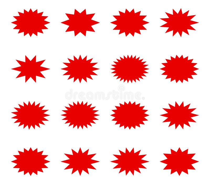 Starburst speech bubbles stock vector. Illustration of paper - 40939312