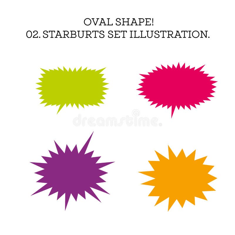 Starburst speech bubbles stock vector. Illustration of concept - 41527480