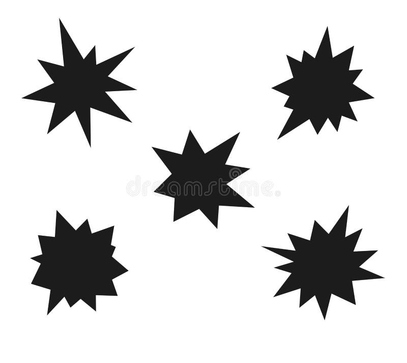 Starburst - Splash Star Icon Stock Vector - Illustration of sign ...