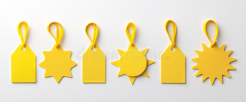 Starburst Sticker 3D Render Set - Round Sun Burst or Star Badges for ...