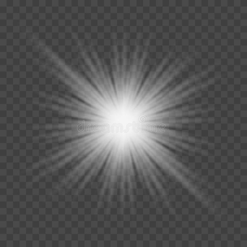 Starburst, Sun Rays. Flat Vector Illustration Stock Illustration ...