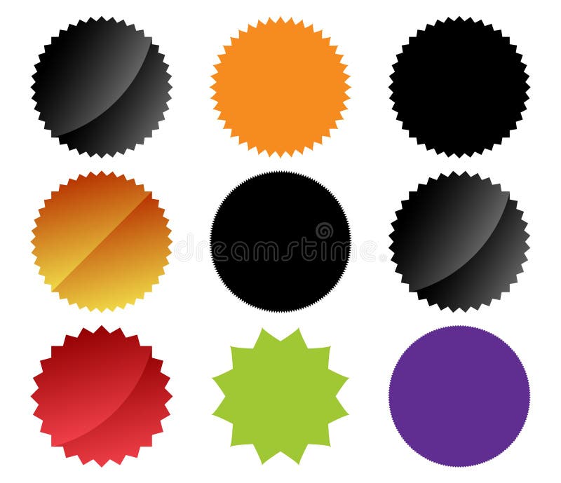 Starburst, Sunburst Price Tag, Price Flash Shape with Empty Space Stock ...