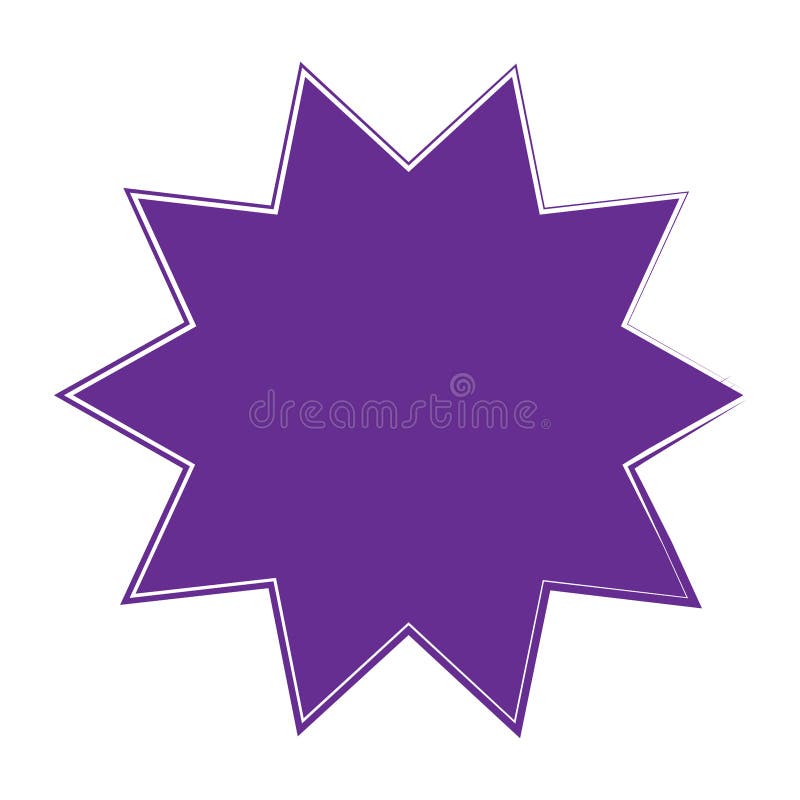 Starburst, Sunburst Star Shape Vector Element Stock Vector ...