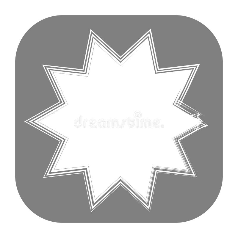 Starburst, Sunburst Star Shape Vector Element Stock Vector ...