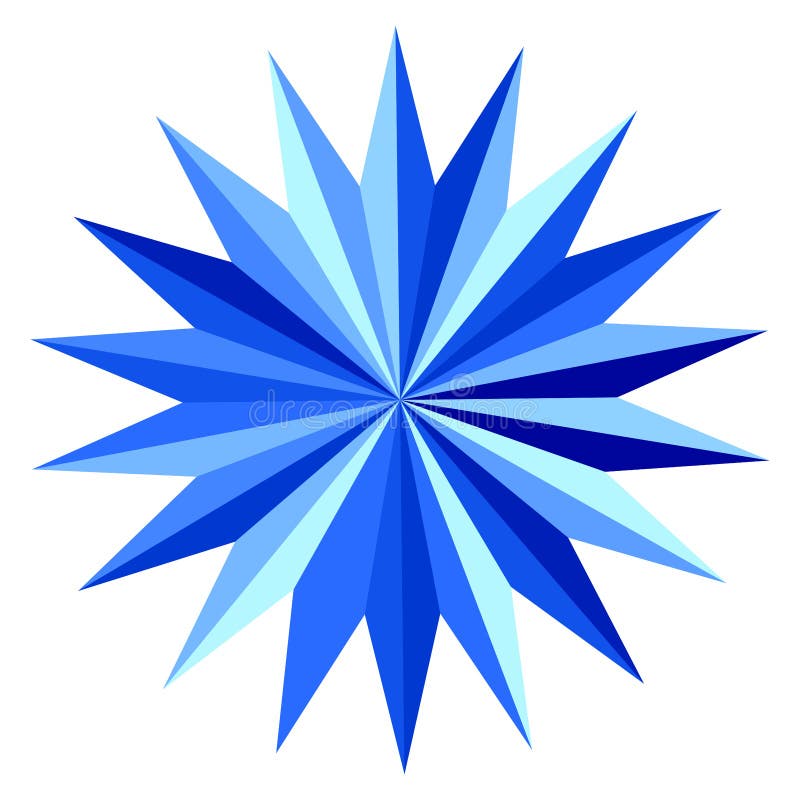 Starburst, Sunburst Star Shape Vector Element Stock Vector ...