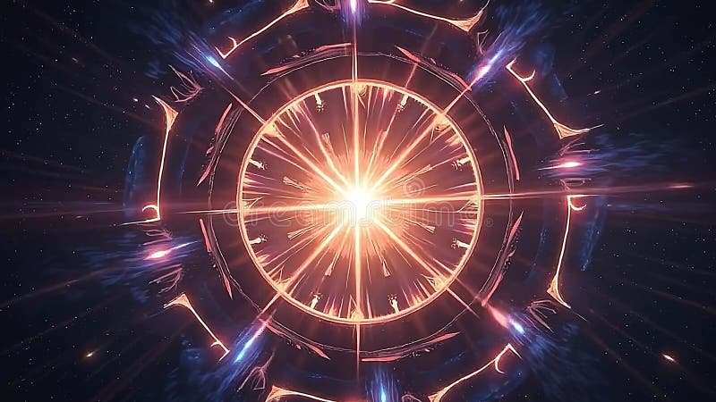 The Starbursts Concentric Glow Shapes Pulse with Dynamic Generative AI ...