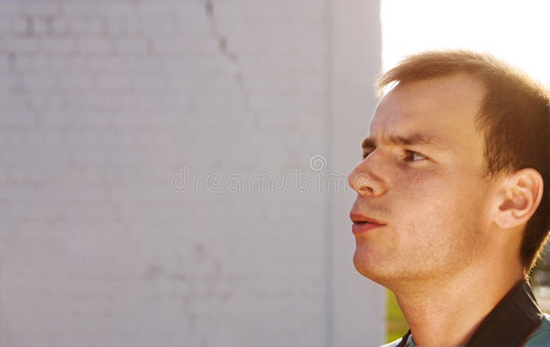 Stare stock image. Image of serious, stare, adult, sunny - 7453573