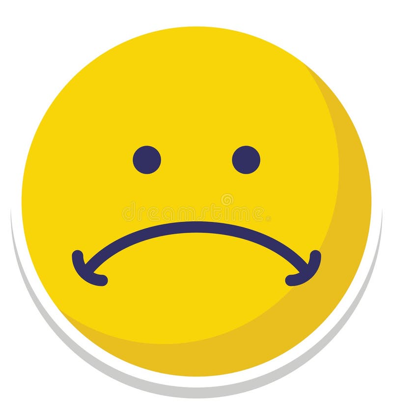 Stare Emoticon, Emoticons Vector Isolated Icon Which Can Easily Modify ...
