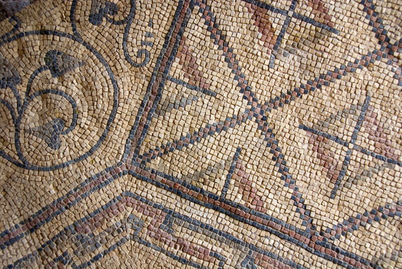 Mozaika rzymska obraz stock. Obraz złożonej z archeopteryks - 10131567