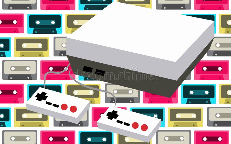 Vintage Video Game Joysticks Ilustracja Wektor - Ilustracja złożonej z ... Vintage Video Game Joysticks Ilustracja Wektor - Ilustracja złożonej z ...