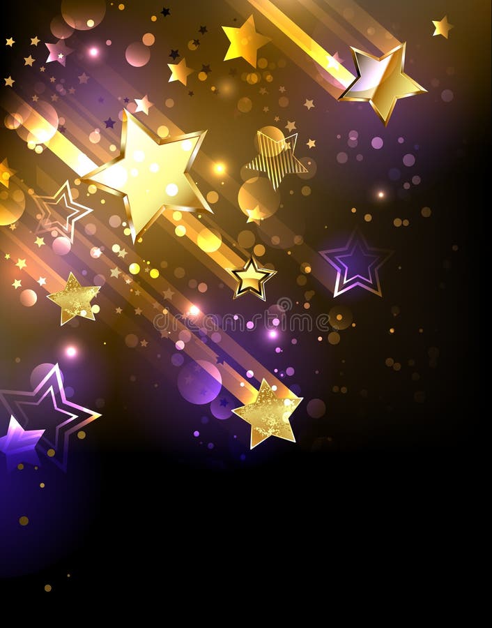 Starfall stock vector. Illustration of graphics, comet - 46941701