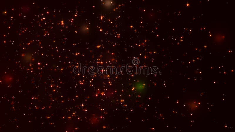 A Starfield Background of Bright Galaxy Stars and Particles in a ...