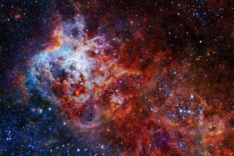 Starfield. Elements of this Image Furnished by NASA Stock Image - Image ...