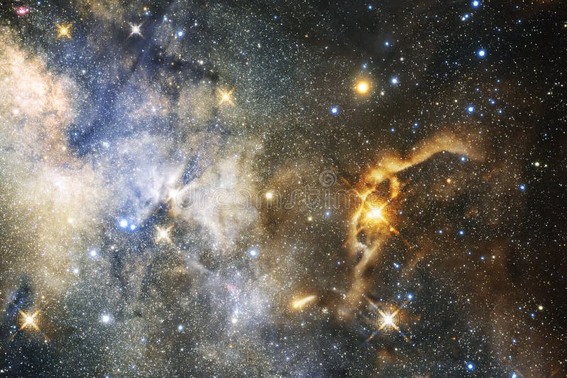 Starfield. Elements of this Image Furnished by NASA Stock Image - Image ...