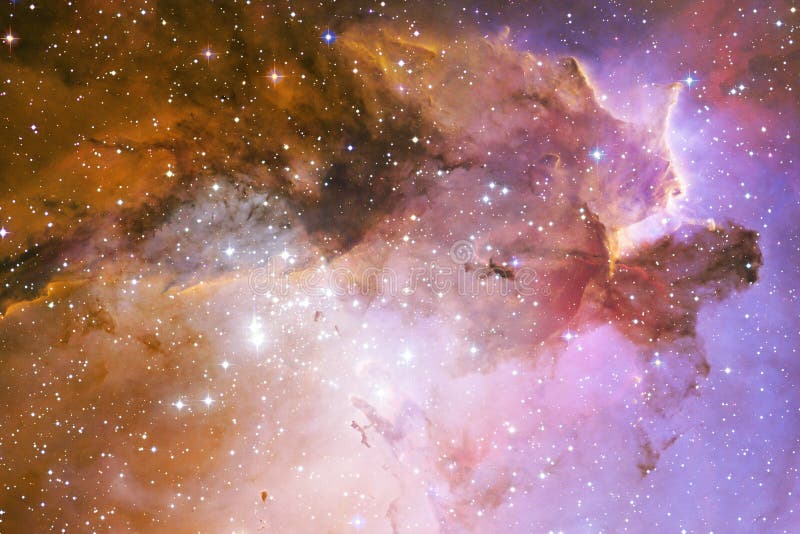 Starfield. Elements of this Image Furnished by NASA Stock Image - Image ...