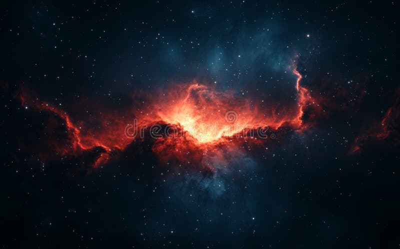 A Starfield with Galaxies and Stars. an Illustration of Space from NASA ...