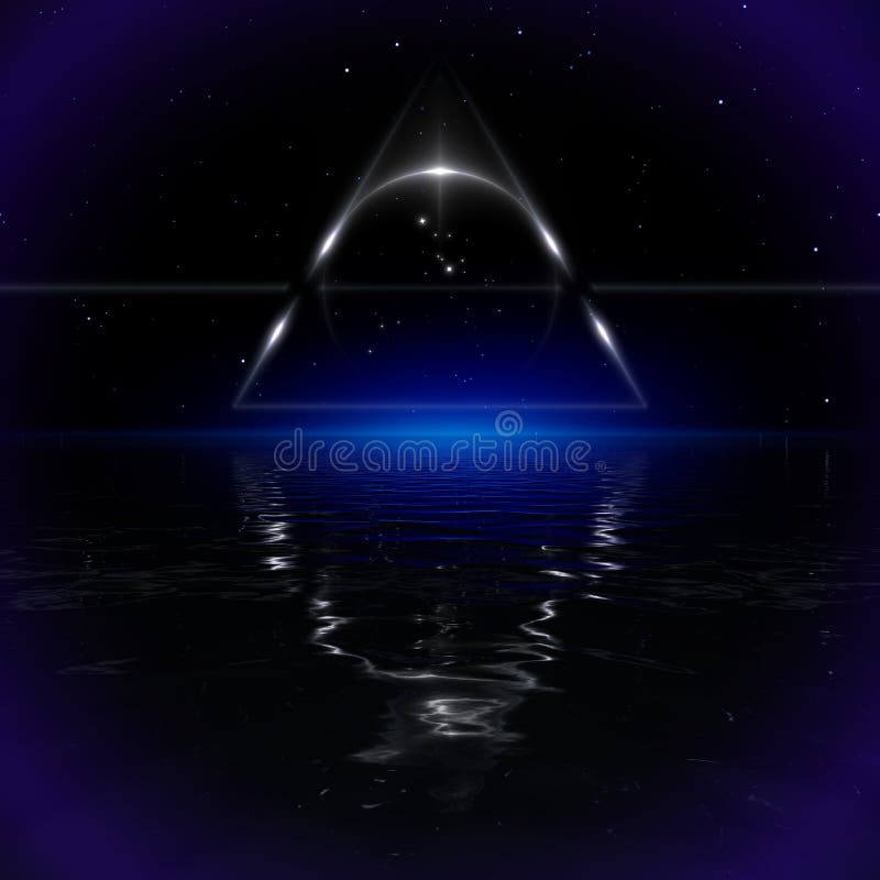 Starfield Light Phenomenon Background Stock Illustration - Illustration ...