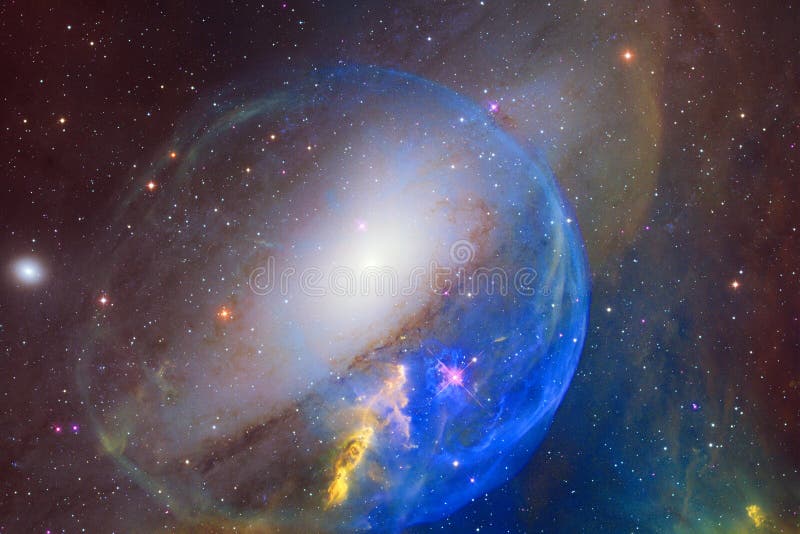 Starfield in Outer Space Many Light Years Far from the Earth Stock ...