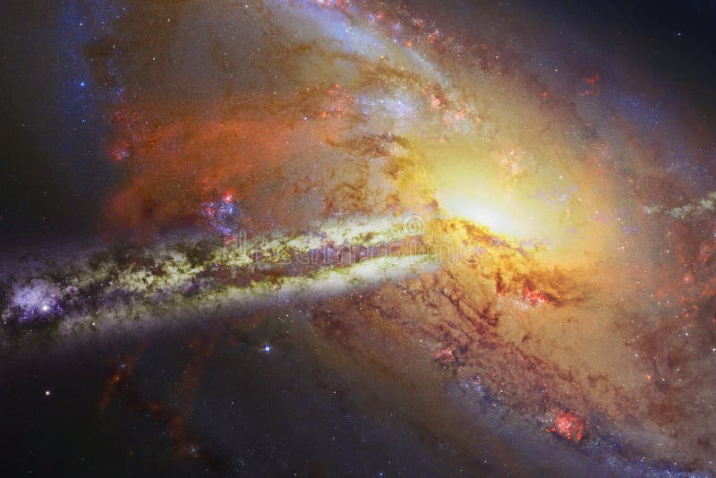 Starfield in Outer Space Many Light Years Far from the Earth Stock ...