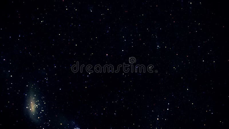 Starfield Time-lapse, Falling Star, Loop Stock Footage - Video of ...