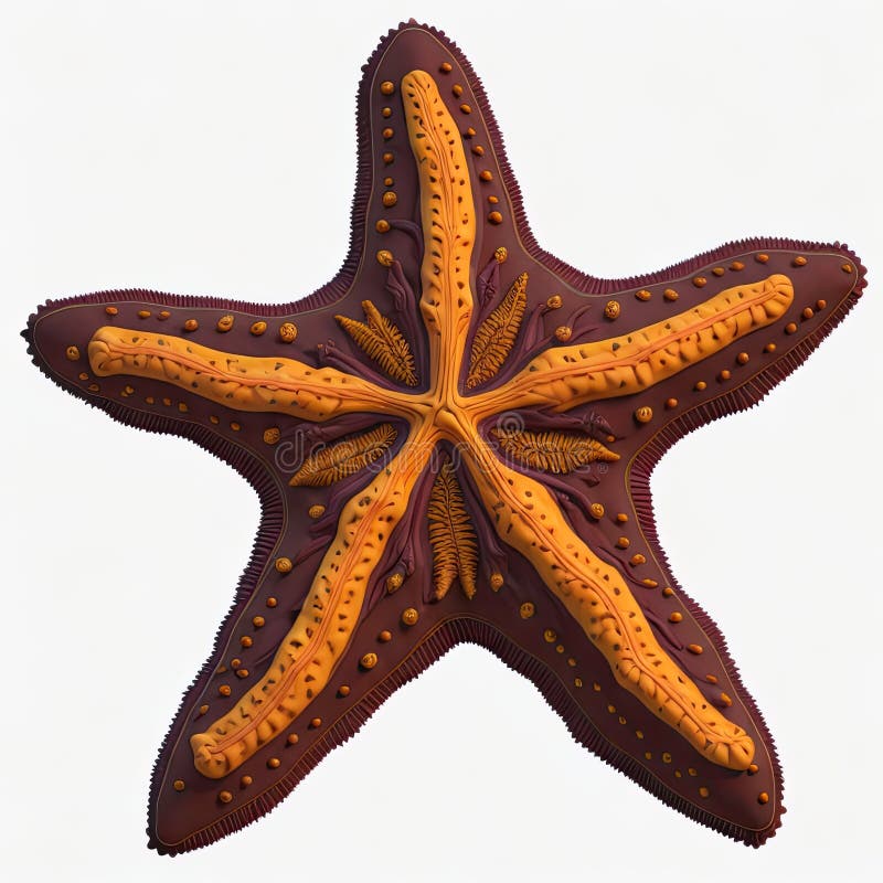 Starfish, Generative Ai stock illustration. Illustration of sand ...