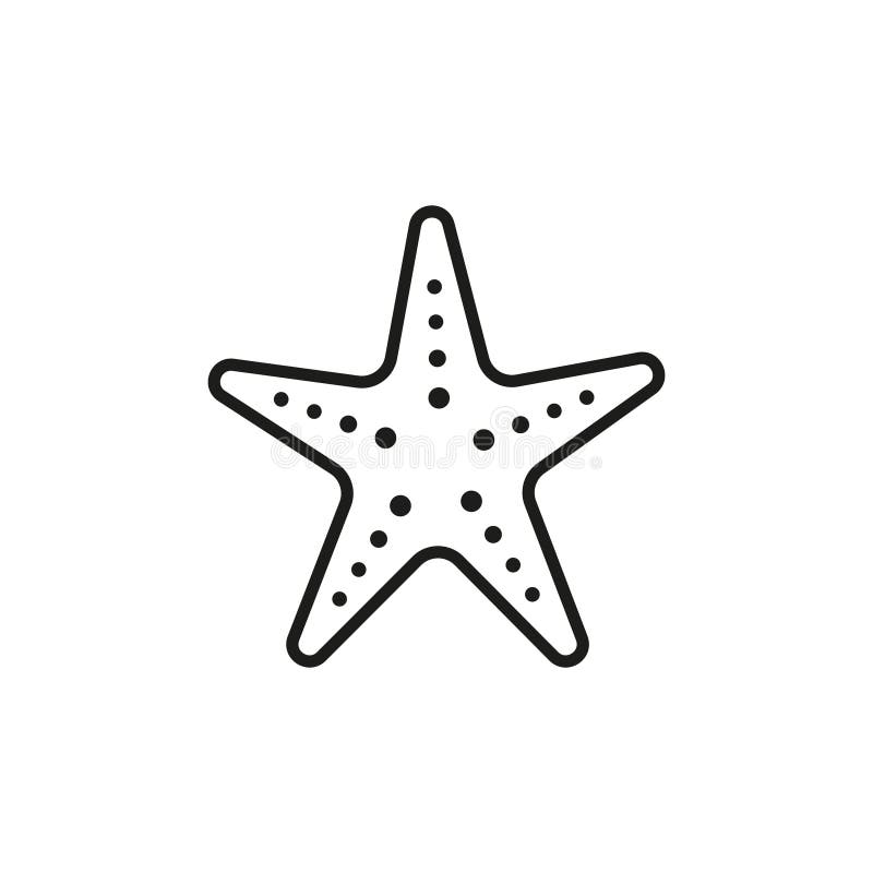 Starfish Icon stock vector. Illustration of fresh, conservation - 321679350
