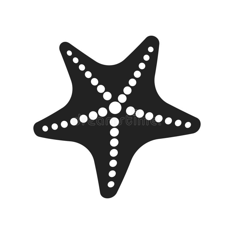 Starfish Logo Icon, Vector Illustration Template Stock Illustration ...