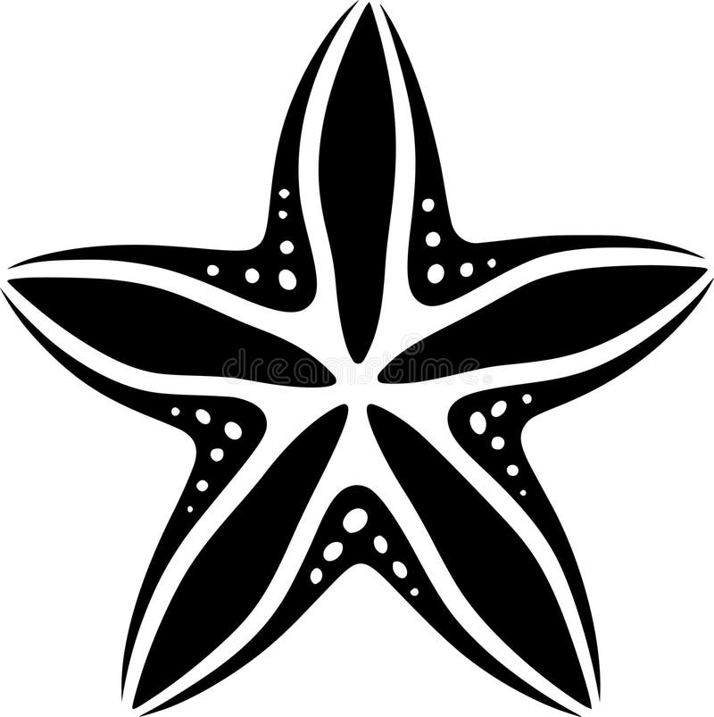 Starfish - Minimalist and Simple Silhouette - Vector Illustration Stock ...