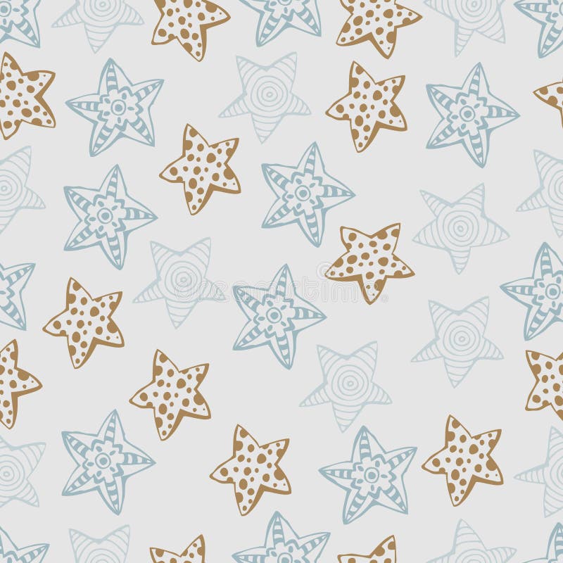 Starfish pattern stock vector. Illustration of card, marine - 55437128