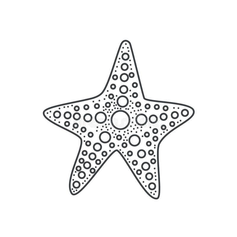 Starfish Outline Stock Illustrations – 6,085 Starfish Outline Stock ...