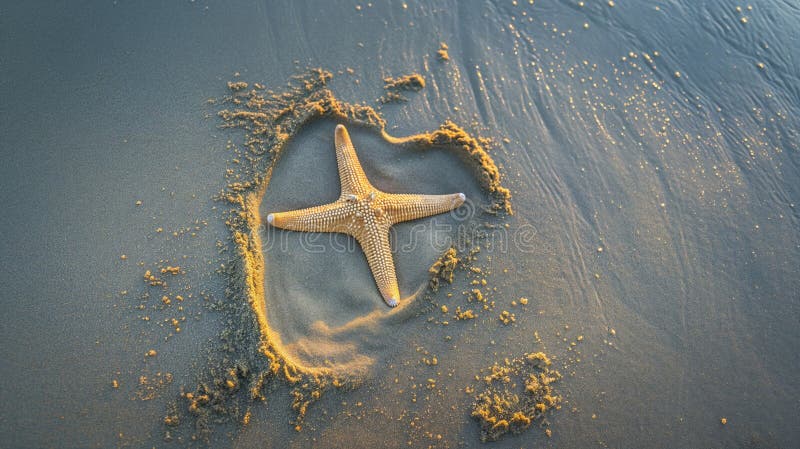 Starfish Theme at the Beach Stock Image - Image of seashore, abstract ...