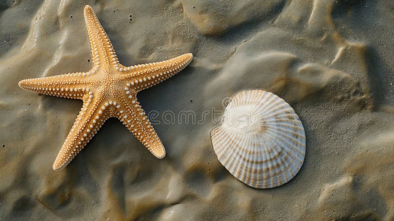 Starfish Theme at the Beach Stock Image - Image of nature, sandy: 339490589