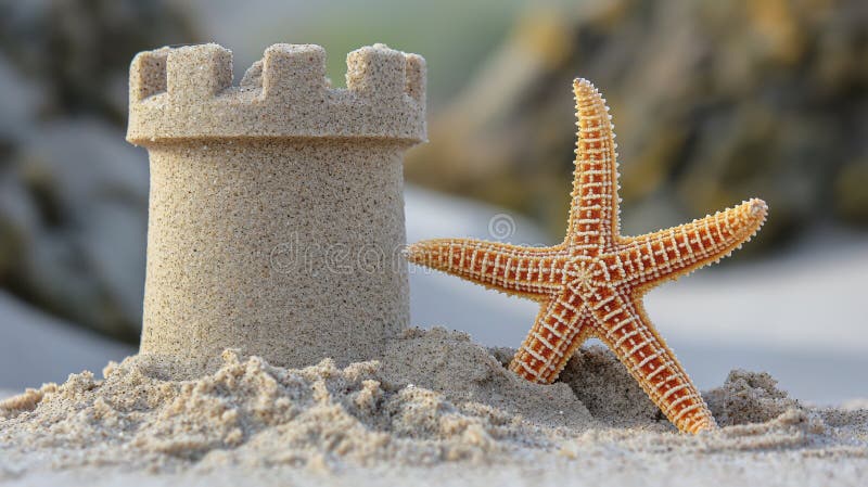 Starfish Theme at the Beach Stock Image - Image of holiday, summer ...