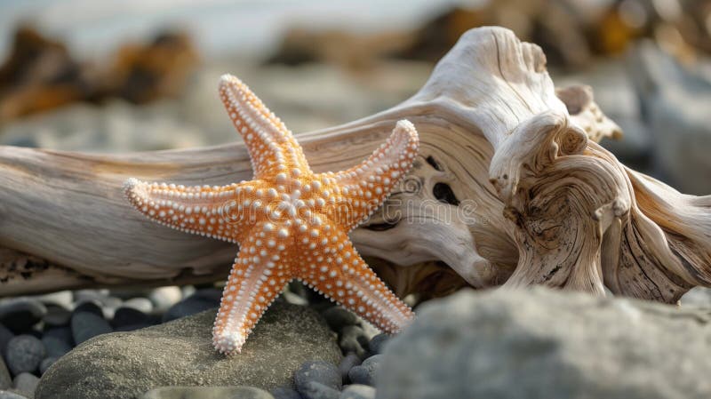 Starfish Theme at the Beach Stock Image - Image of design, background ...