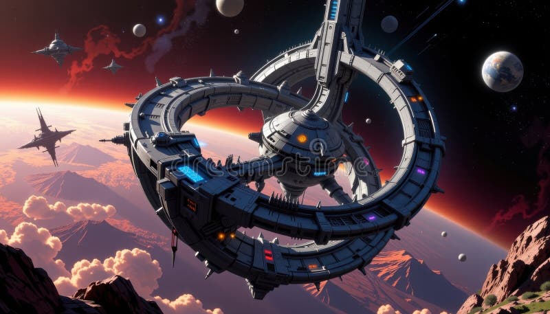 Red Megastructure Stock Illustrations – 18 Red Megastructure Stock ...