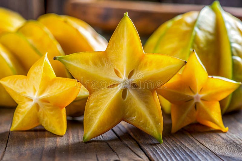 Whole Starfruits Stock Illustrations – 15 Whole Starfruits Stock ...