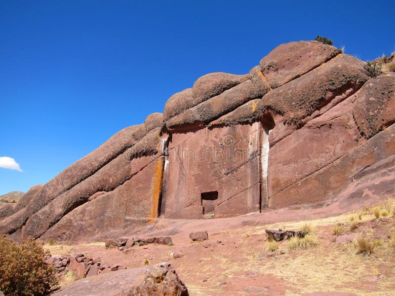 Stargate of Hayu Marca, Peru Stock Photo - Image of entranceway ...