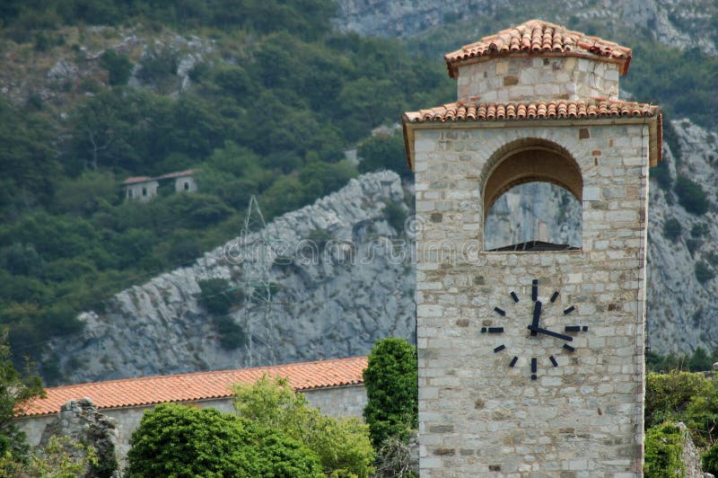 Stari Bar, the Middle Ages City Stock Photo - Image of tower ...