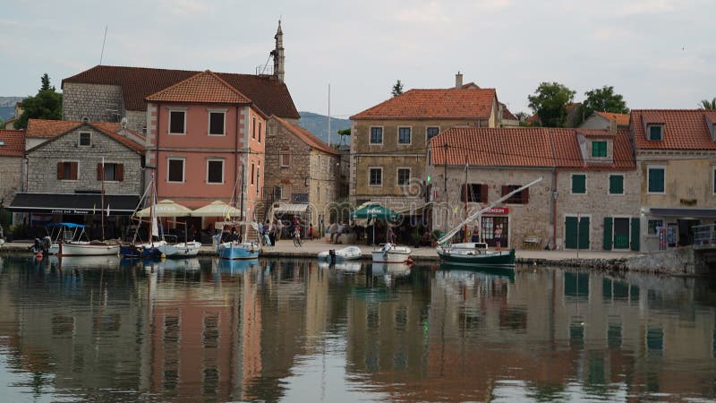 STARI GRAD, CROATIA - Jun 29, 2019: Stari Grad Riva Stock Photo - Image ...