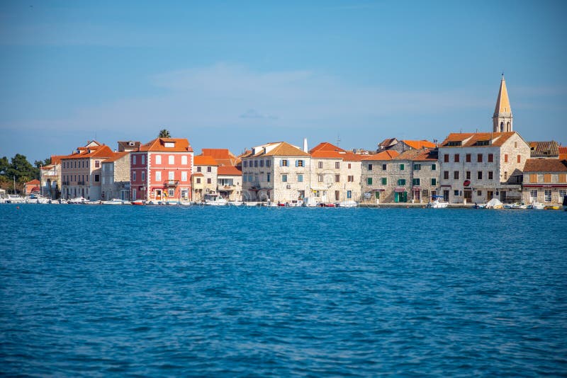 Stari Grad, Croatia - 28.03.2021: View from Water of Stari Grad ...