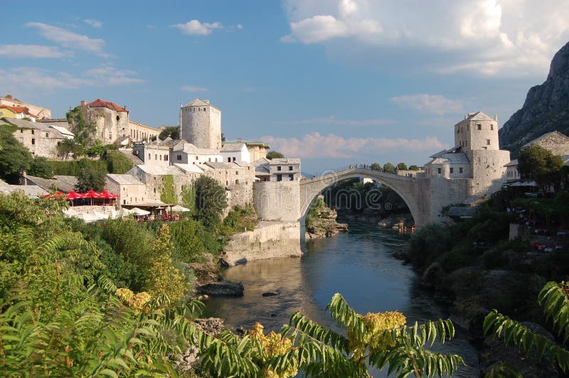 The Stari Most at Mostar stock photo. Image of mostar - 19961442