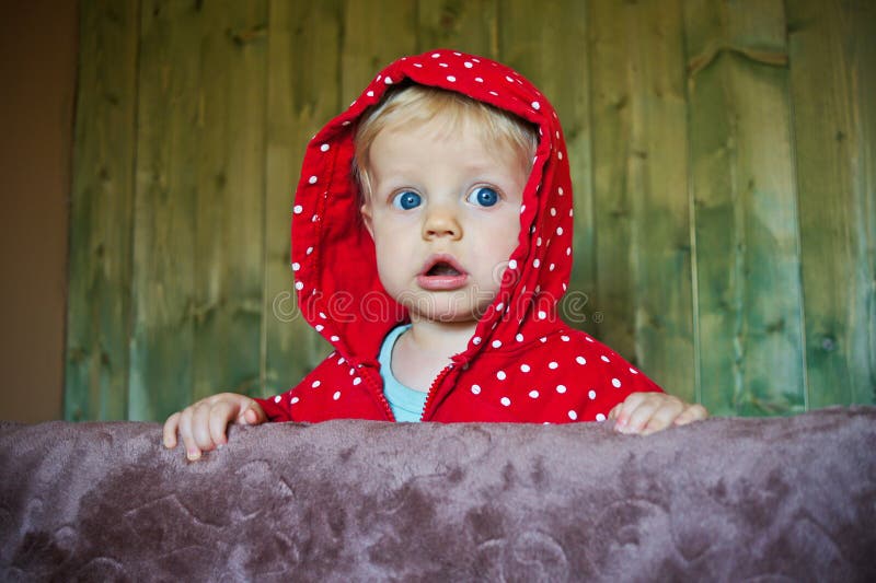 Staring baby, 8 months old stock image. Image of cute - 21634915