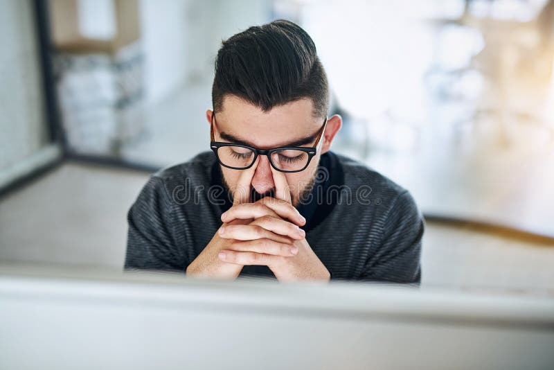 Staring at a Computer Screen Has Strained His Sight. a Young Designer ...
